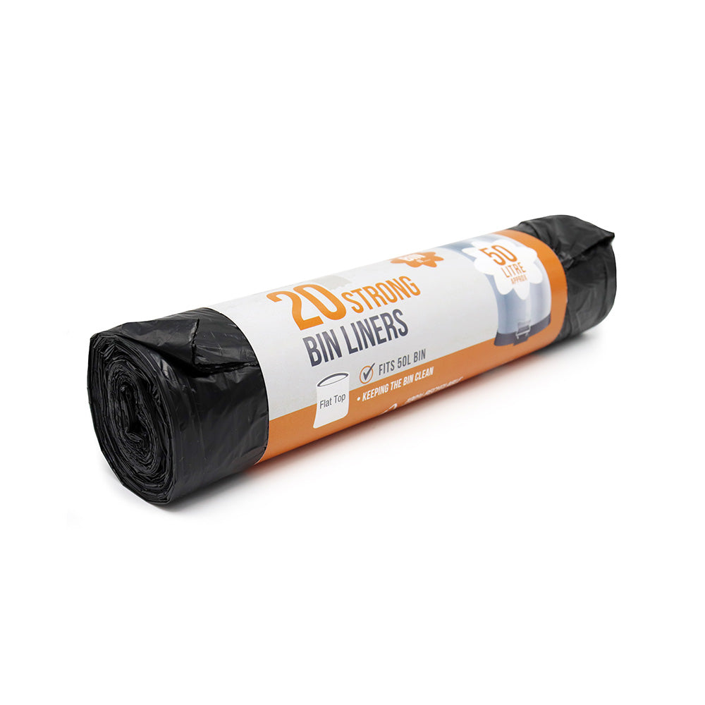 Black Bin Liners 50L 20S – J&E Group Ltd